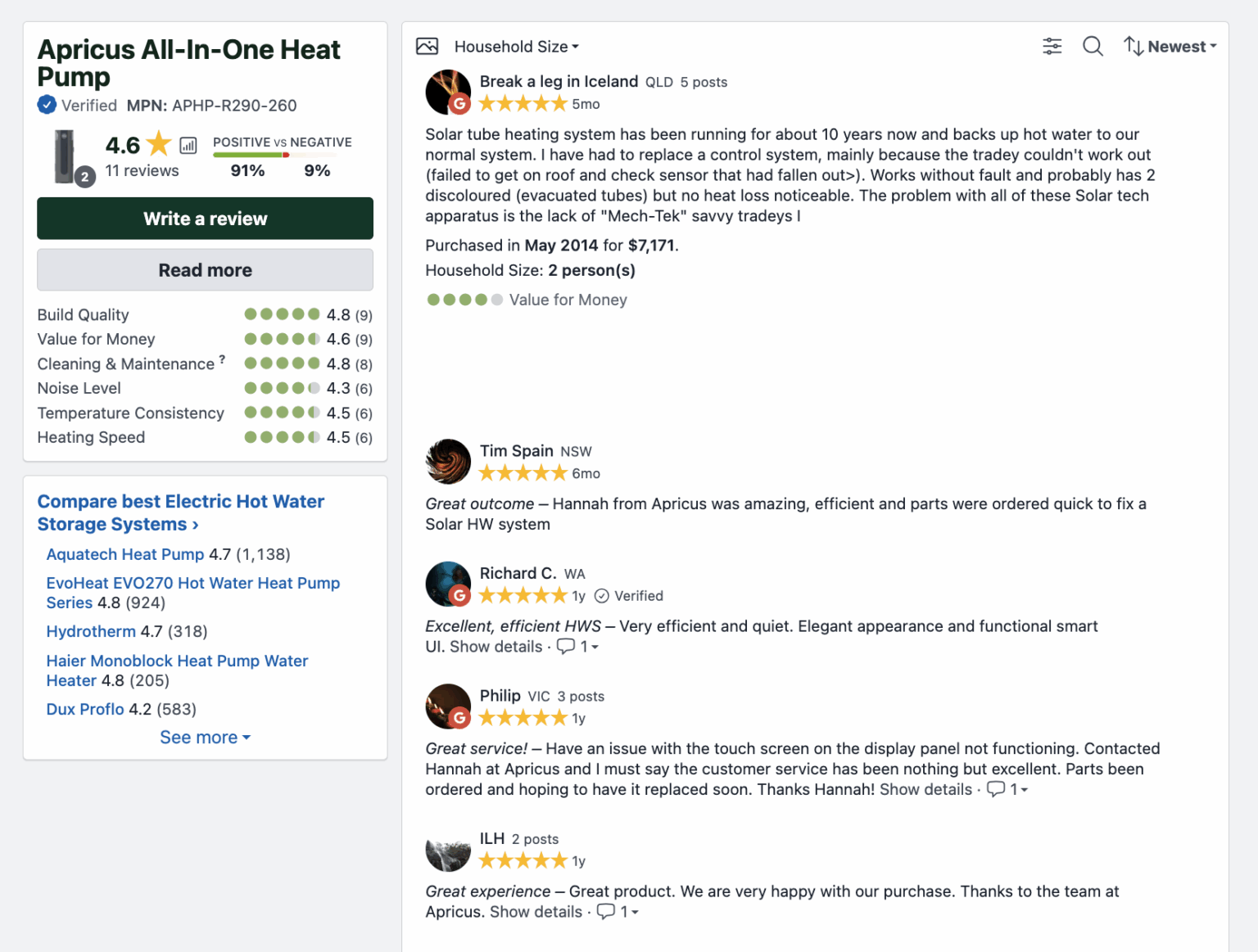 Apricus Heat Pump Review - Ticks All The Boxes